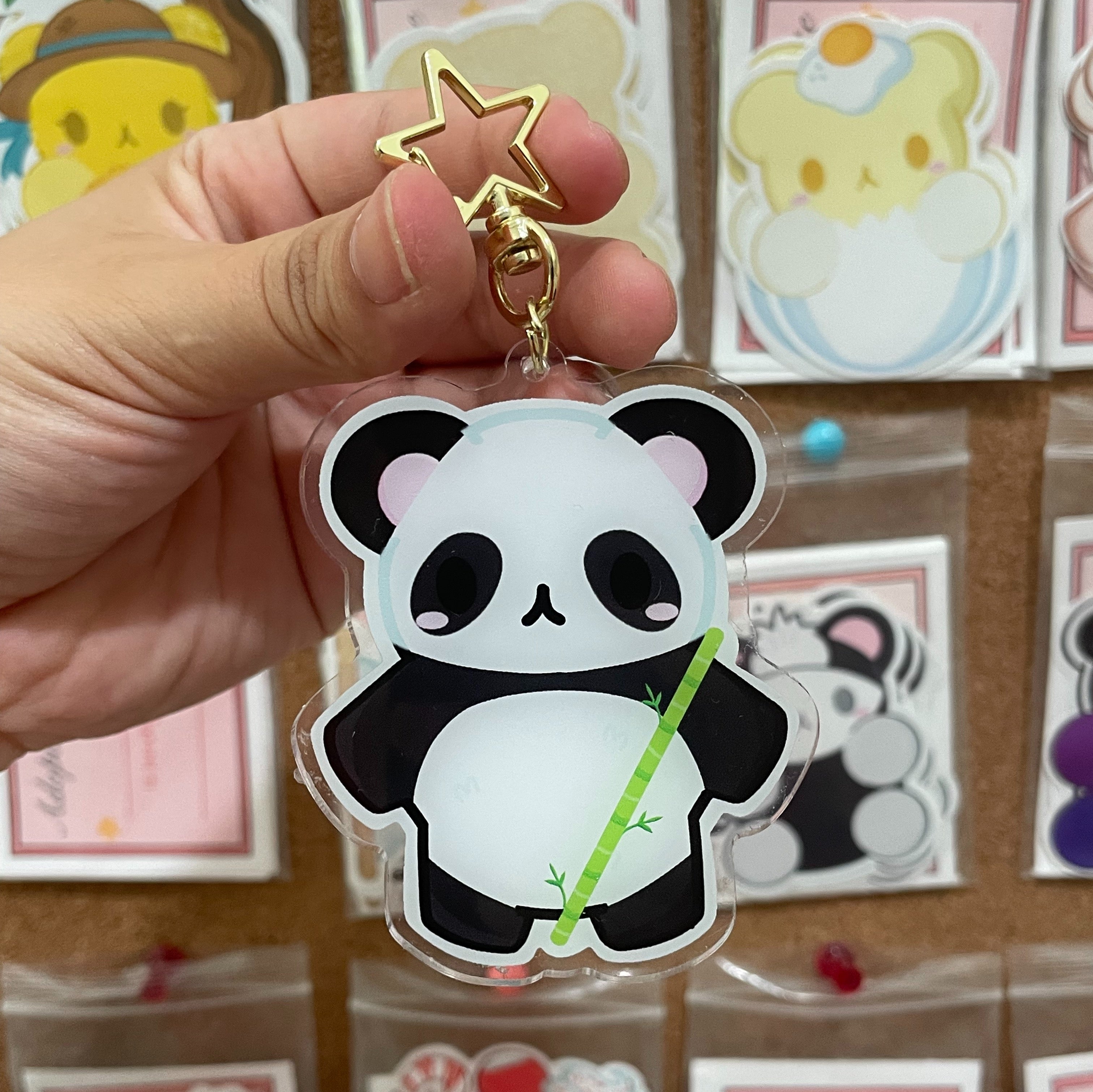 Mega keychain - Panda – Sugarspaceart